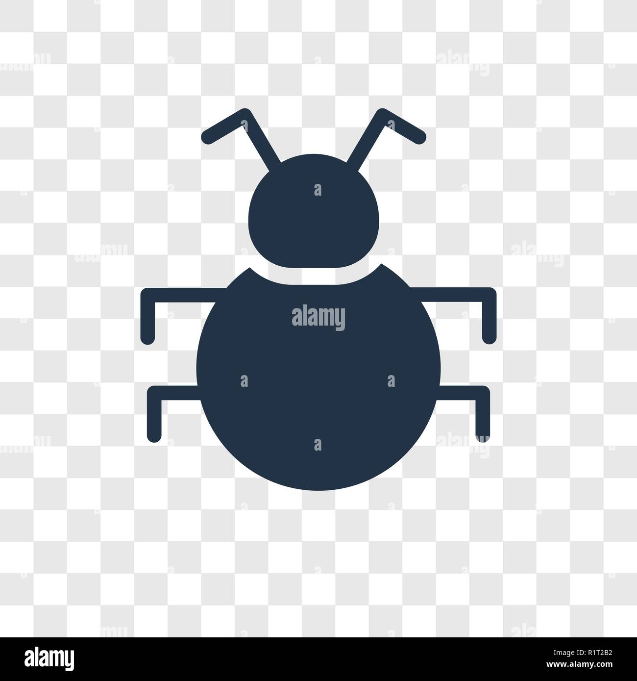 Bug vector icon isolated on transparent background, Bug transparency ... Bug vector icon isolated on transparent background, Bug transparency ...