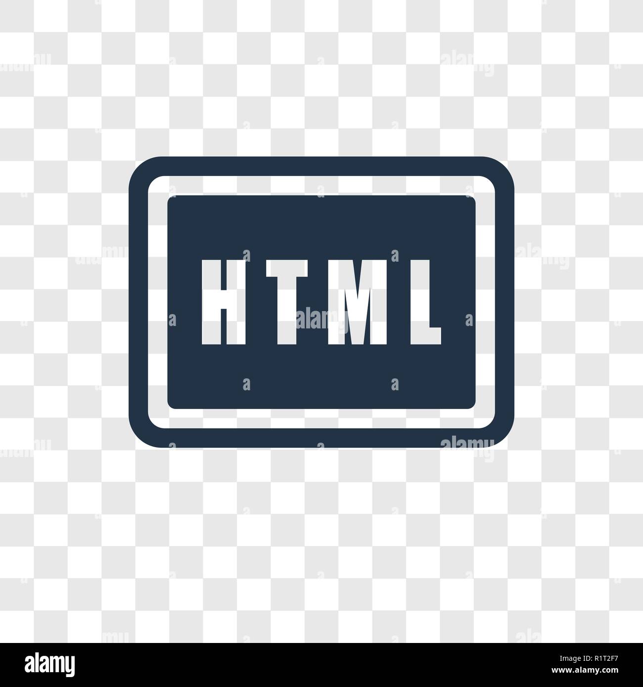 Html vector icon isolated on transparent background, Html transparency ... Html vector icon isolated on transparent background, Html transparency ...