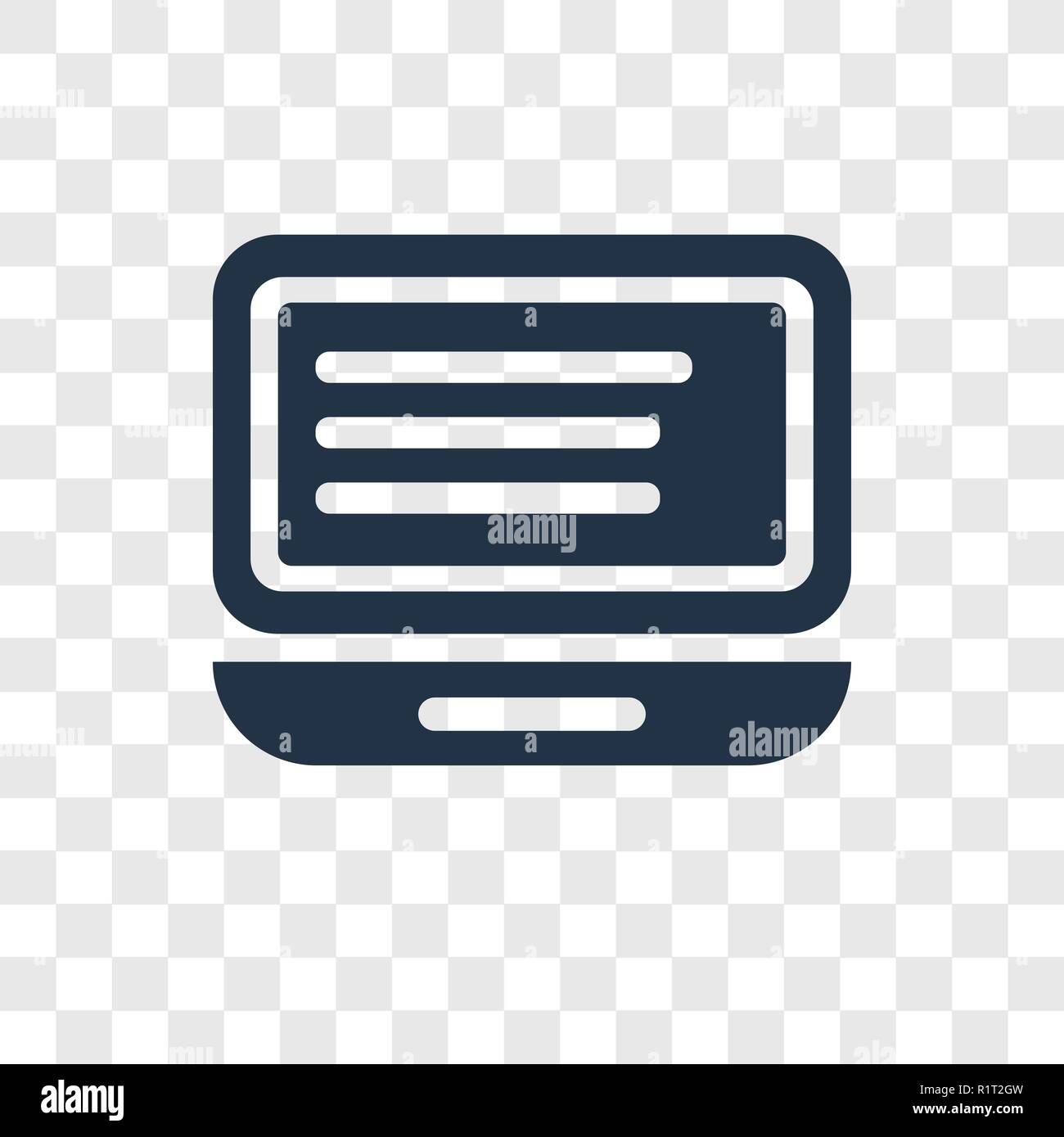 Code listing vector icon isolated on transparent background, Code ...