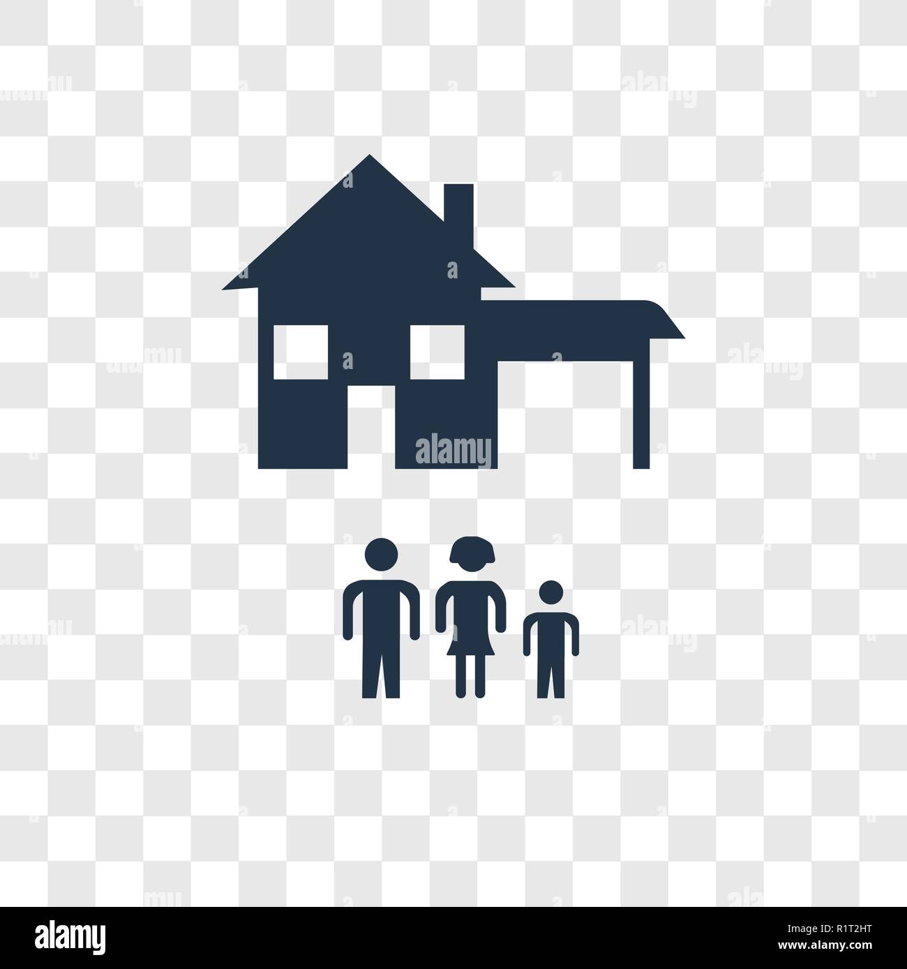 Home vector icon isolated on transparent background, Home transparency ...