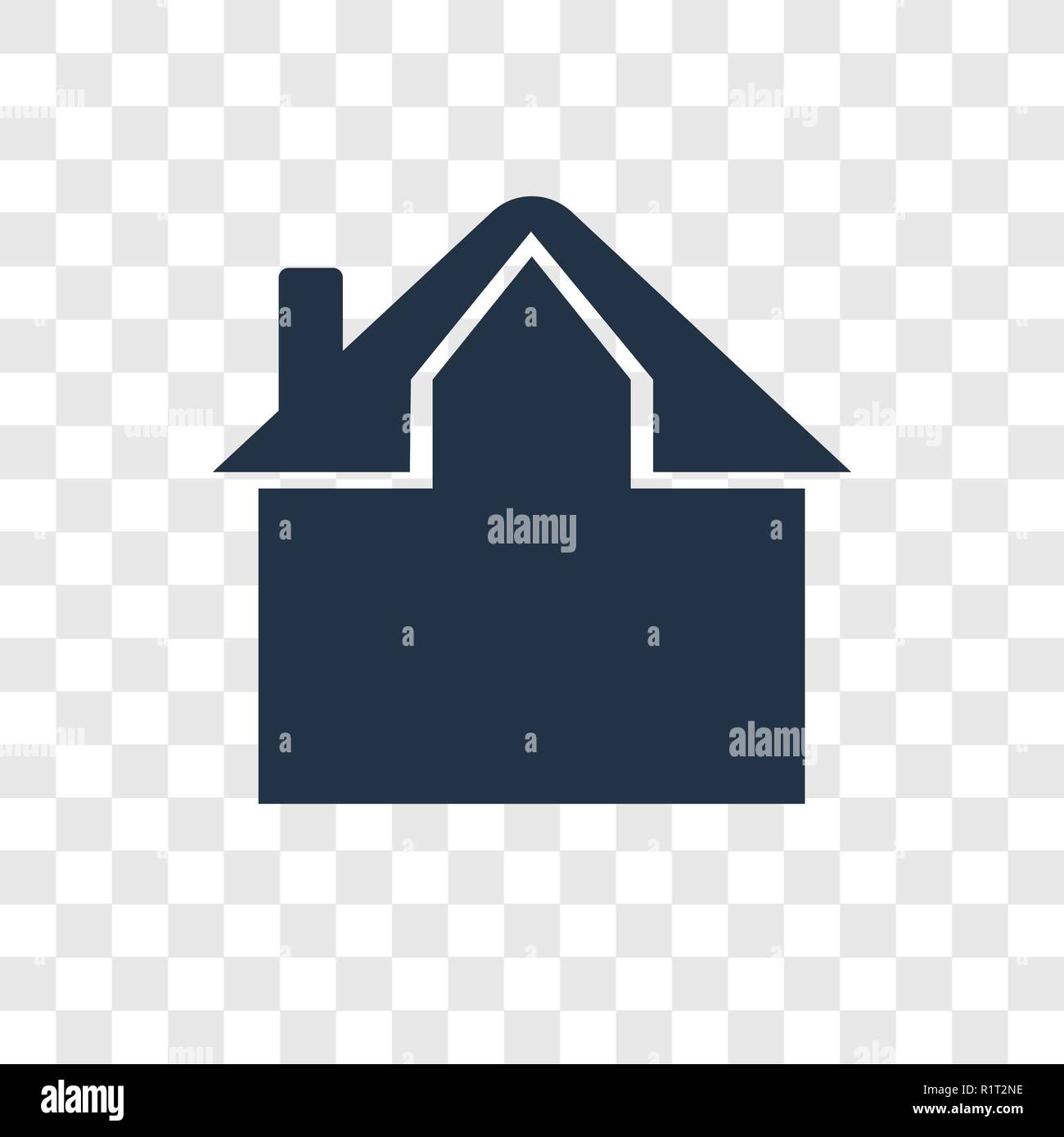 Line chart vector icon isolated on transparent background, Line chart ...