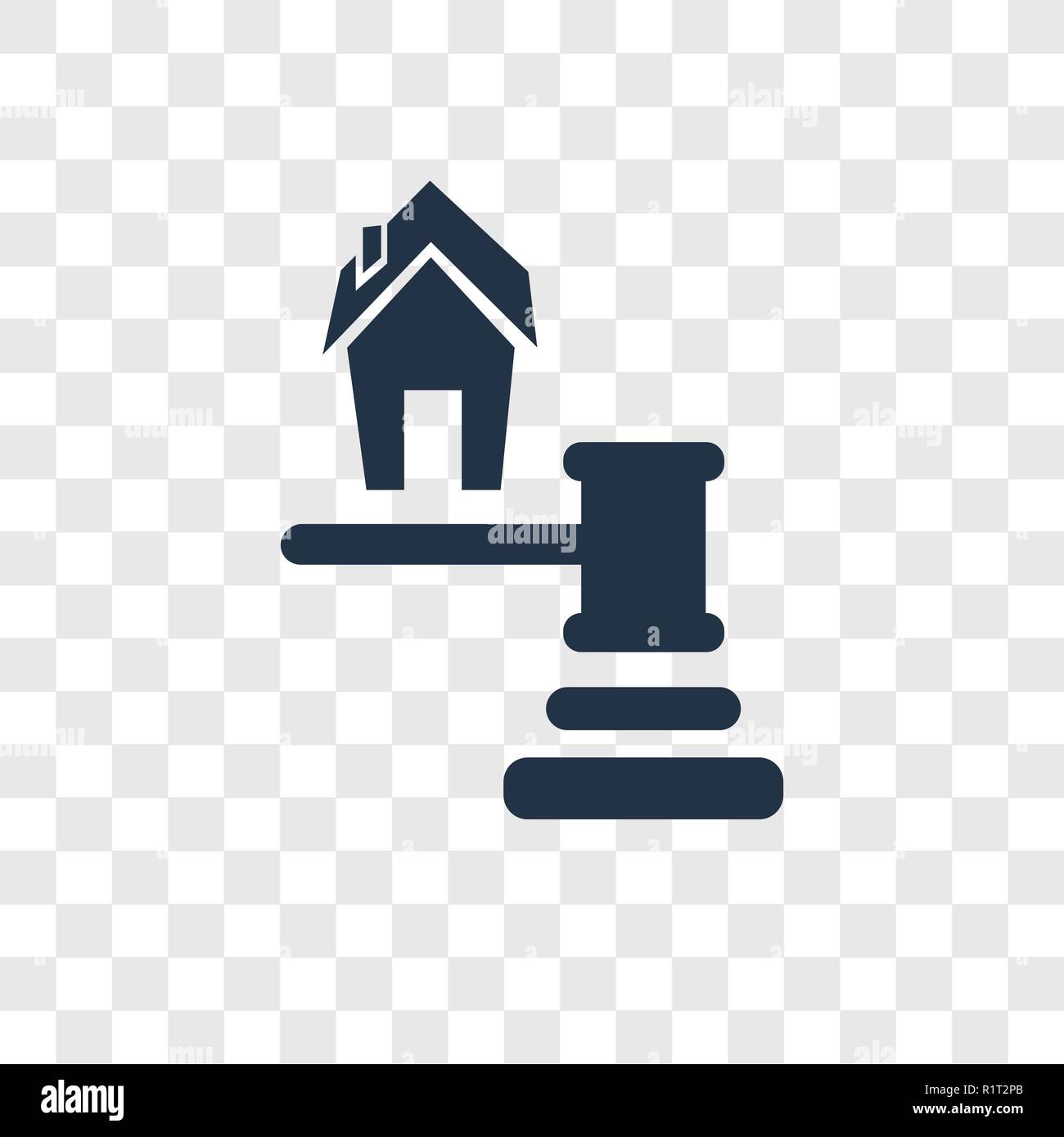 Auction vector icon isolated on transparent background, Auction ...