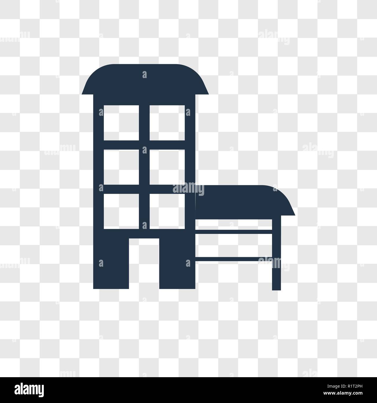 House vector icon isolated on transparent background, House ...