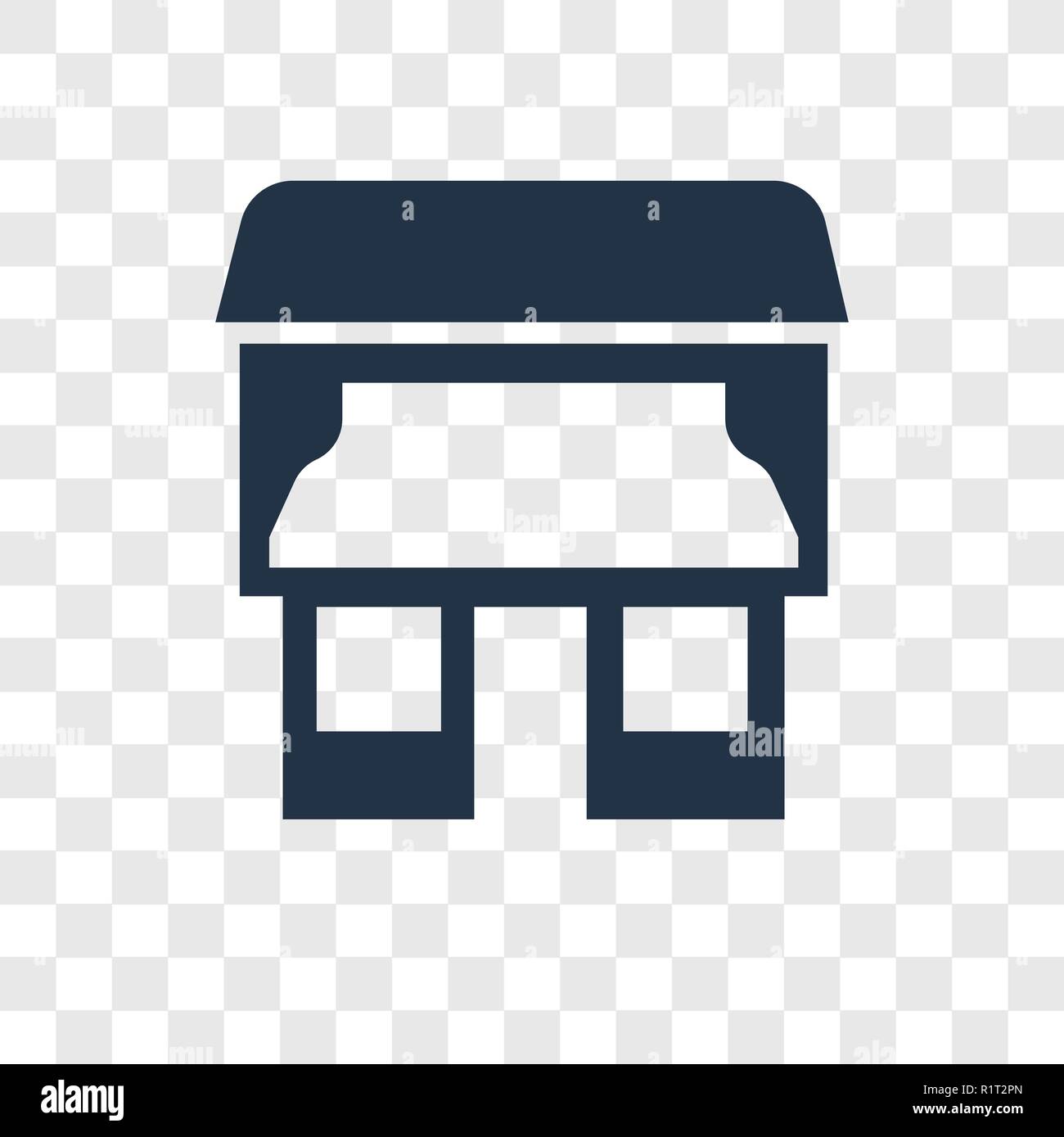 House vector icon isolated on transparent background, House ...