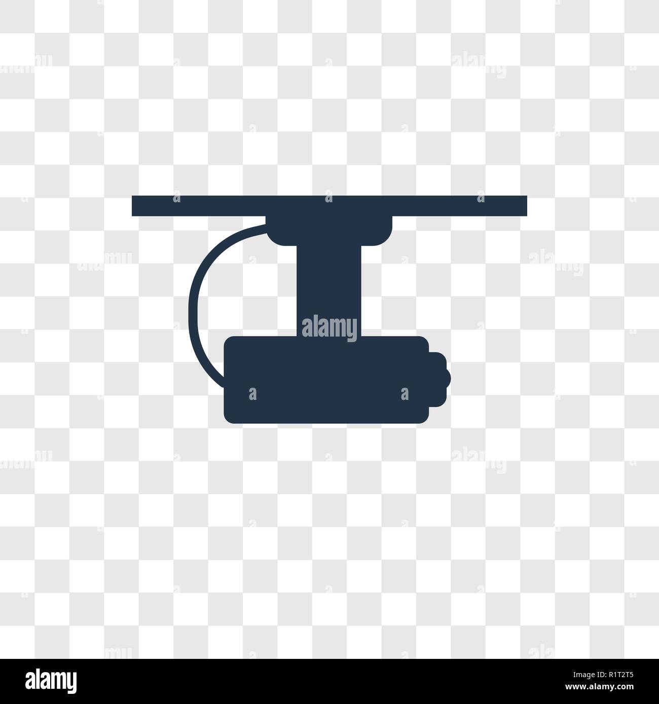 Cctv vector icon isolated on transparent background, Cctv transparency ...