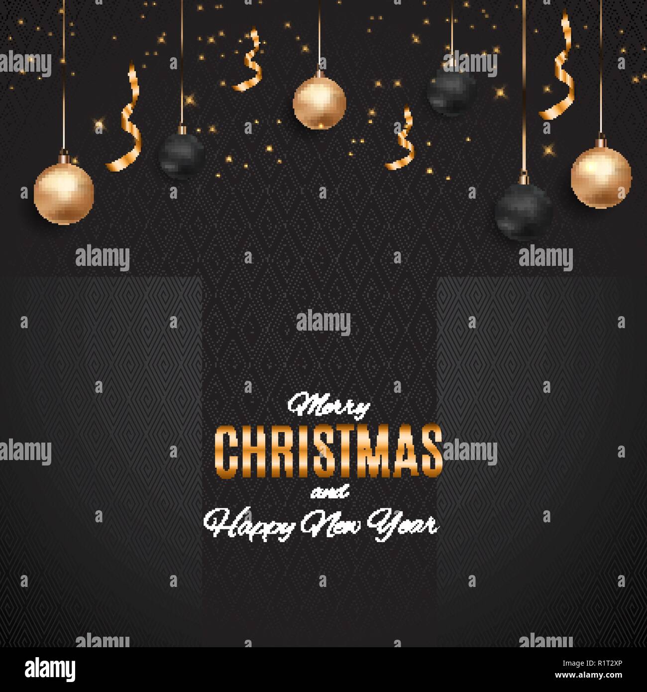Christmas Party Background. Vector Illustration Stock Vector Image ...