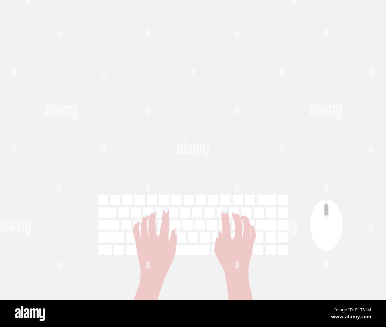 2d top view workplace design for advertiser your product, Flat design ...