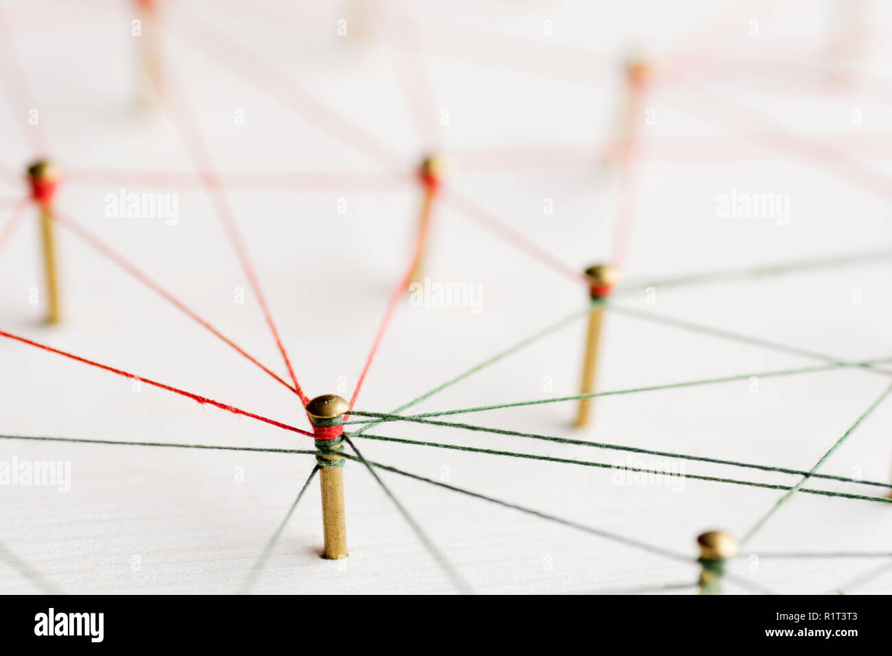 Linking entities. Network, networking, social media, internet ...