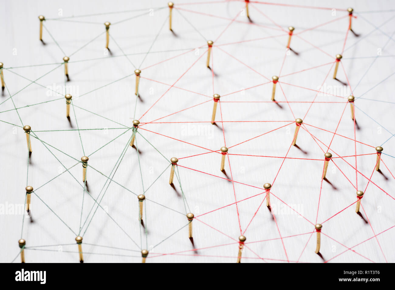 Linking entities. Network, networking, social media, internet ...