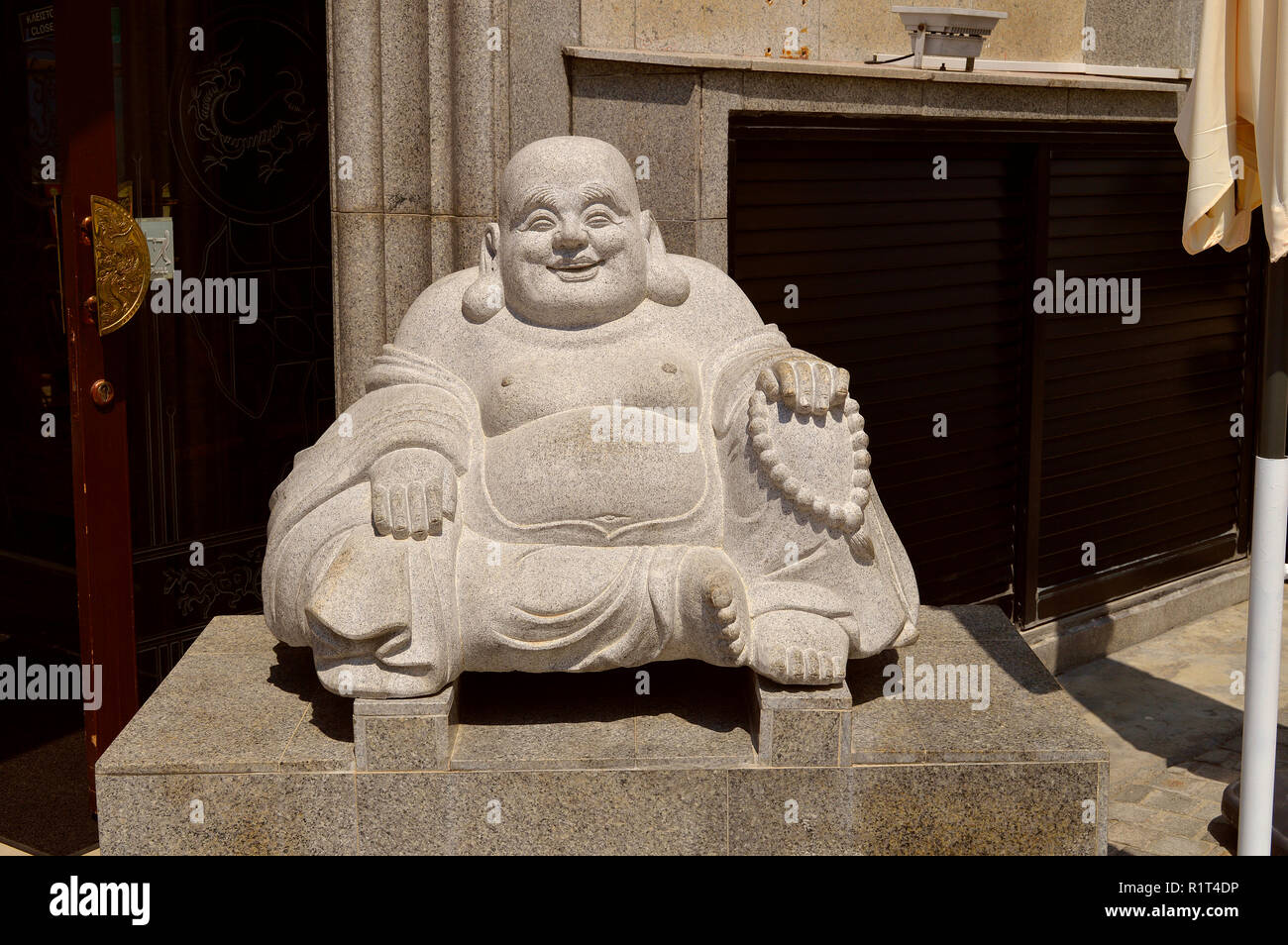 Statue of Gautama Buddha a monk who was the founder of Buddhism Stock ...