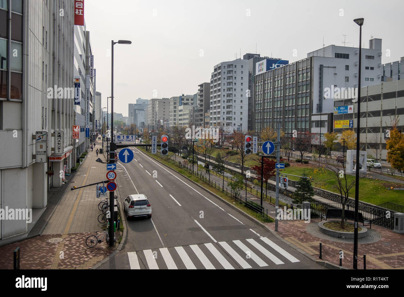 Street views in Sapporo, Japan Stock Photo - Alamy