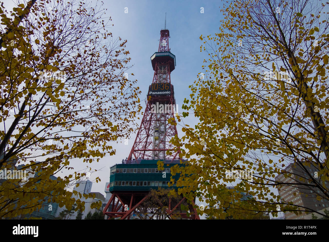 Hokkaido and sapporo transmission tower hi-res stock photography and ...