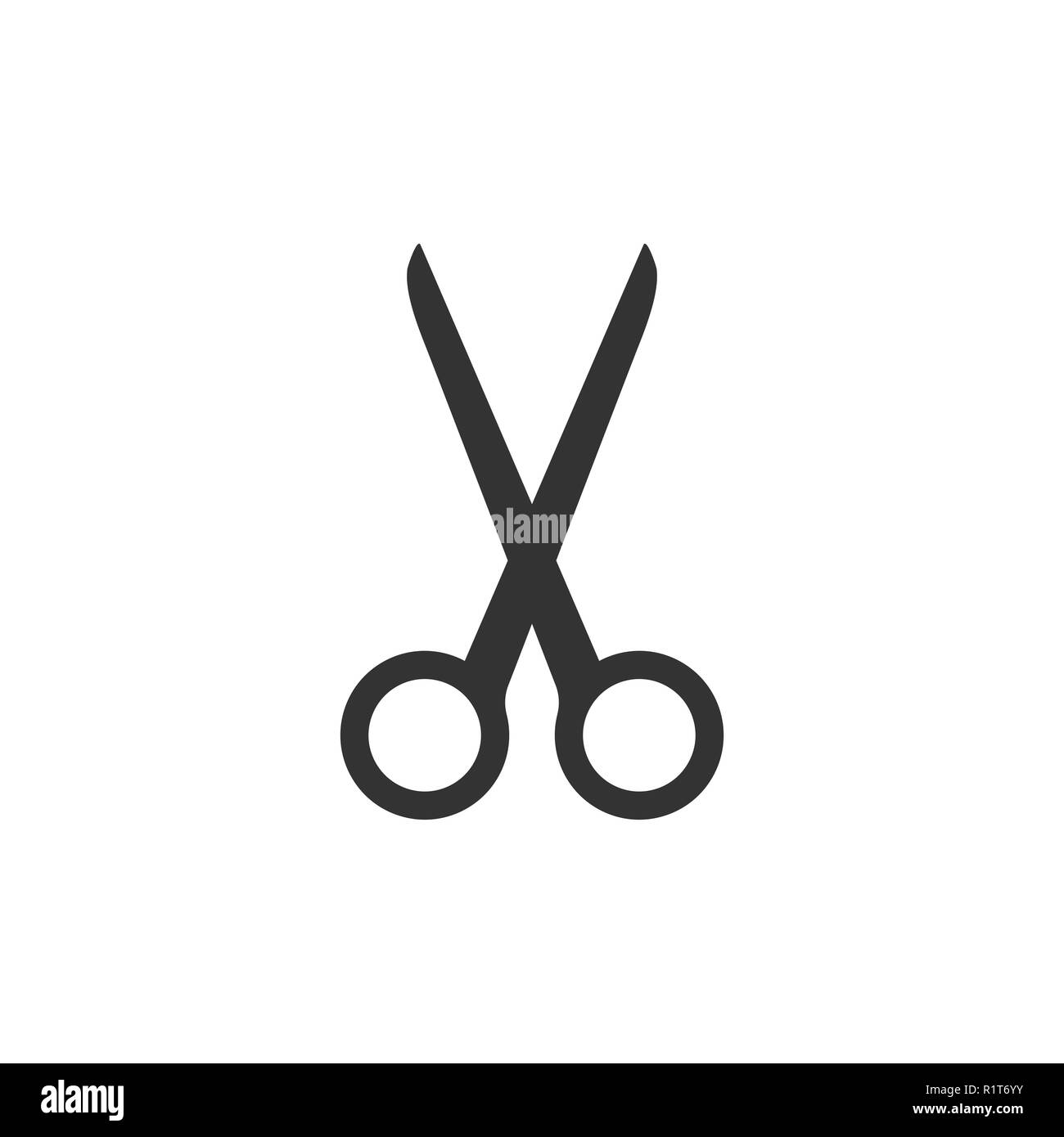 Crop, cut cutting scissors icon Stock Vector Image & Art - Alamy