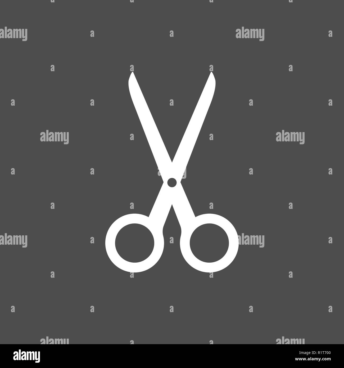 Crop, cut cutting scissors icon Stock Vector Image & Art - Alamy