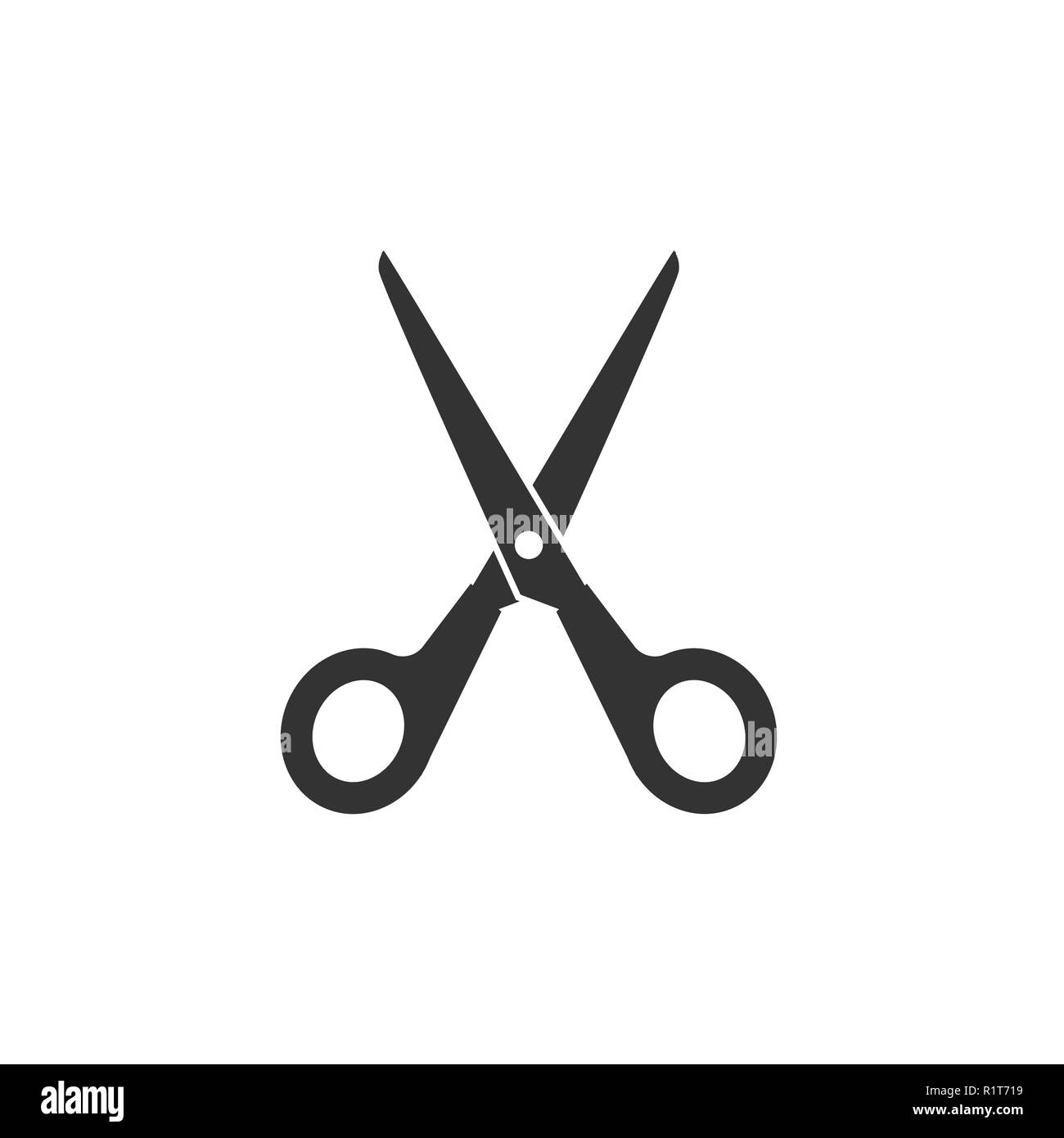 Crop, cut cutting scissors icon Stock Vector Image & Art - Alamy