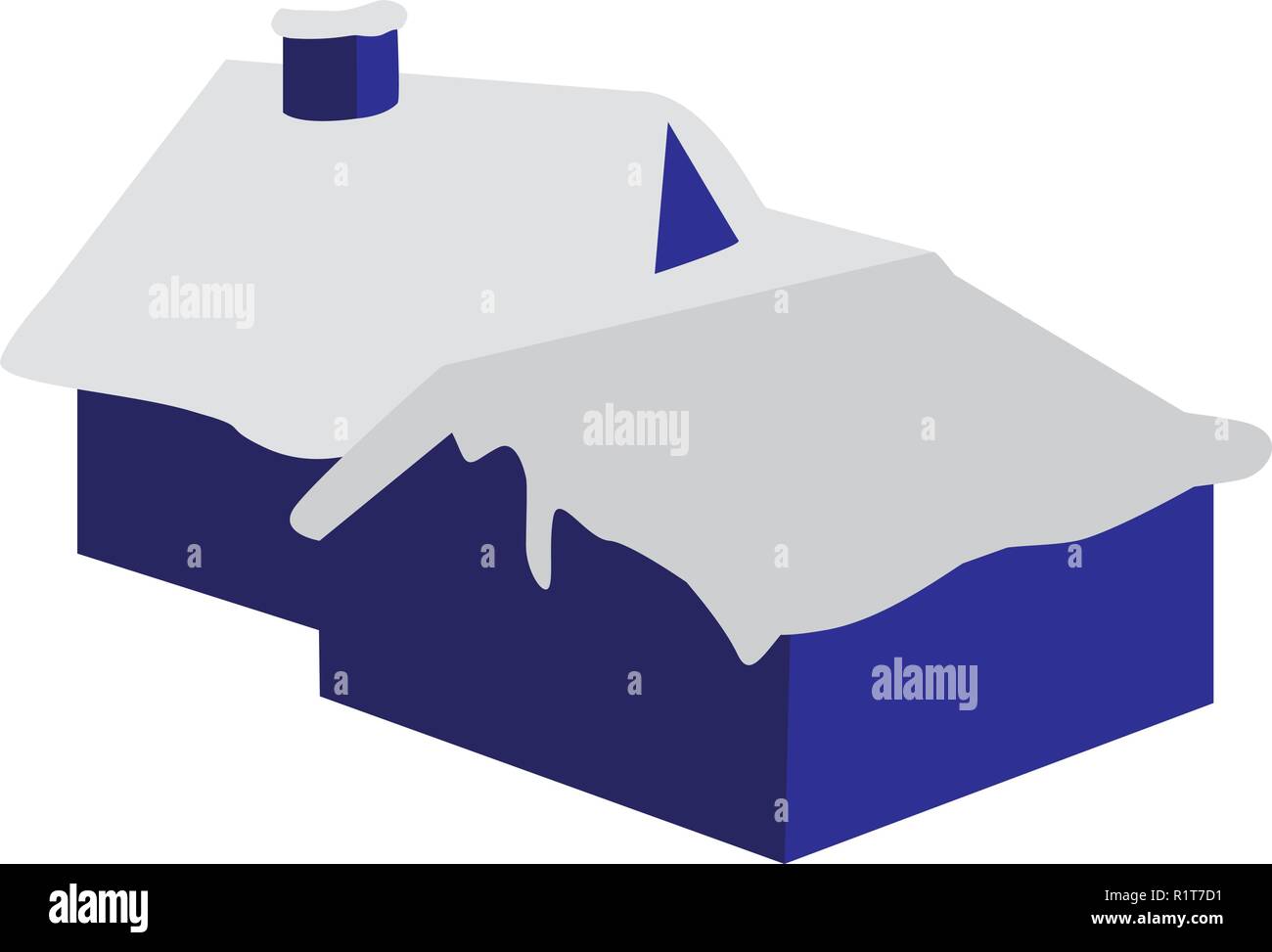 snow house icon over white background, vector illustration Stock Vector ...