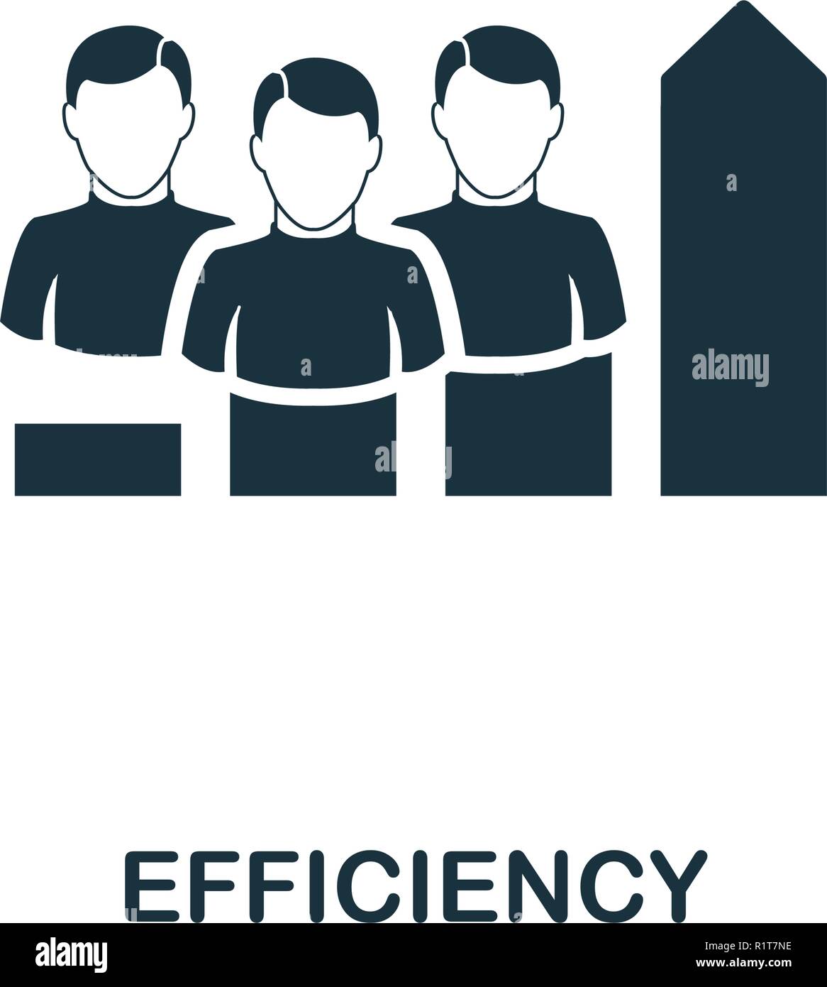 Efficiency icon. Premium style design from teamwork collection. UX and ...