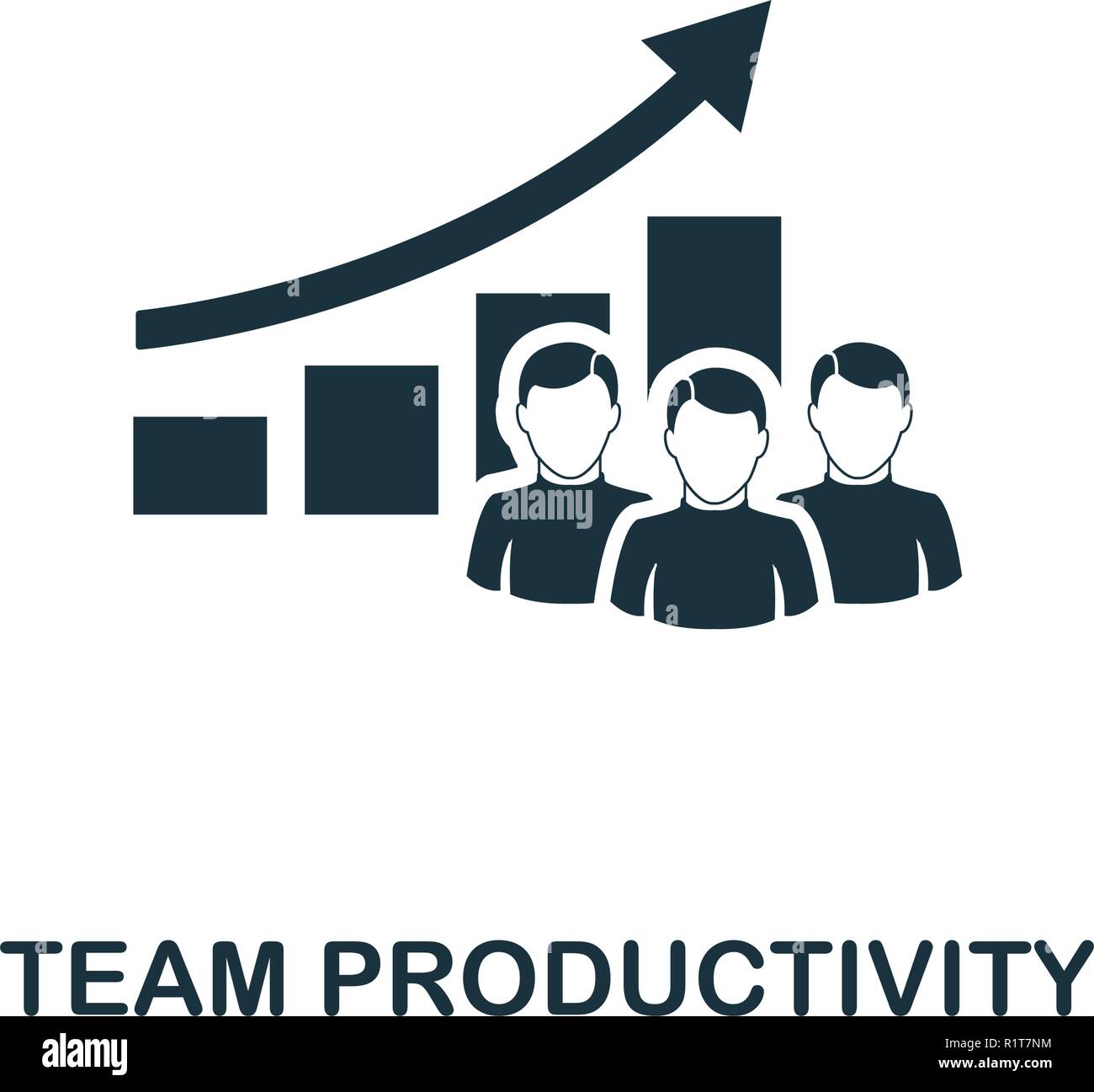 Team Productivity icon. Premium style design from teamwork collection ... Team Productivity icon. Premium style design from teamwork collection ...