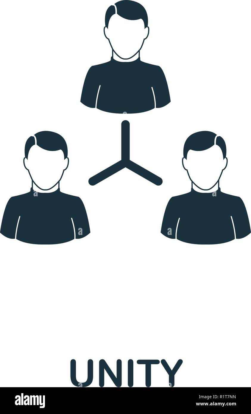 Unity icon. Premium style design from teamwork collection. UX and UI ...