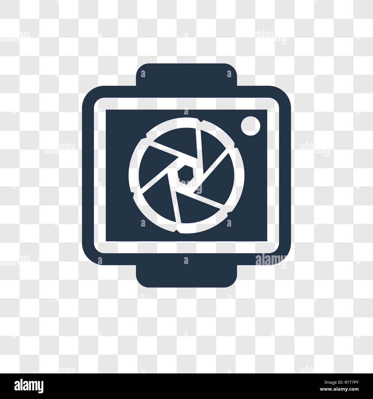 Aperture vector icon isolated on transparent background, Aperture ...