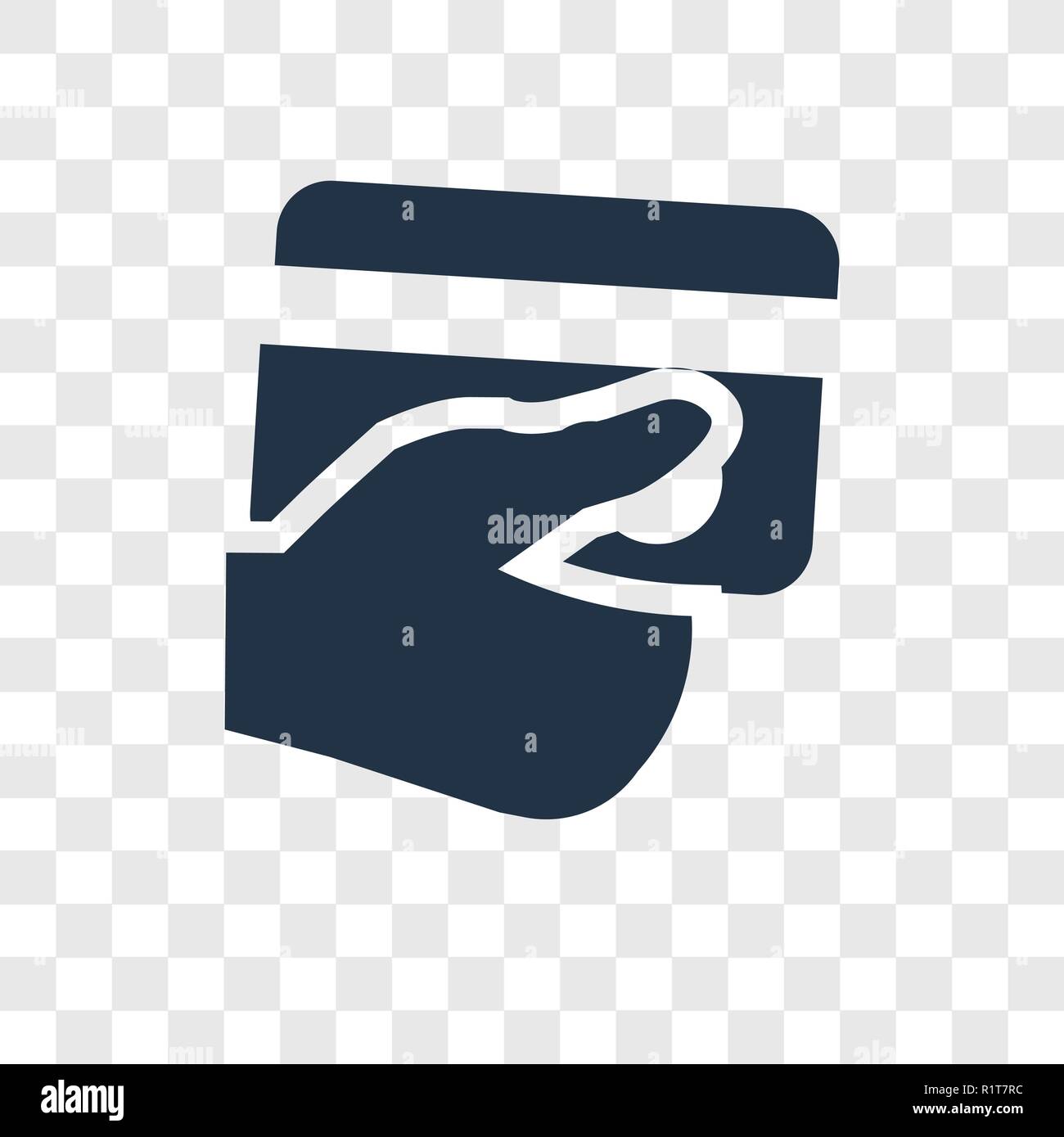 Payment method vector icon isolated on transparent background, Payment ...