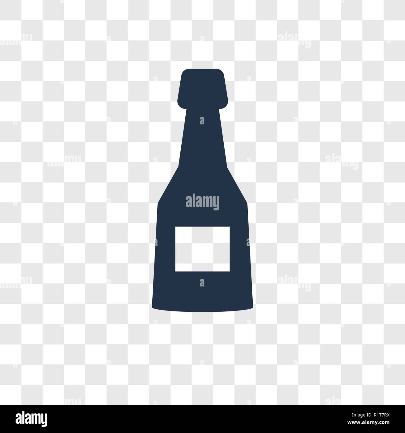 Cognac vector icon isolated on transparent background, Cognac ...