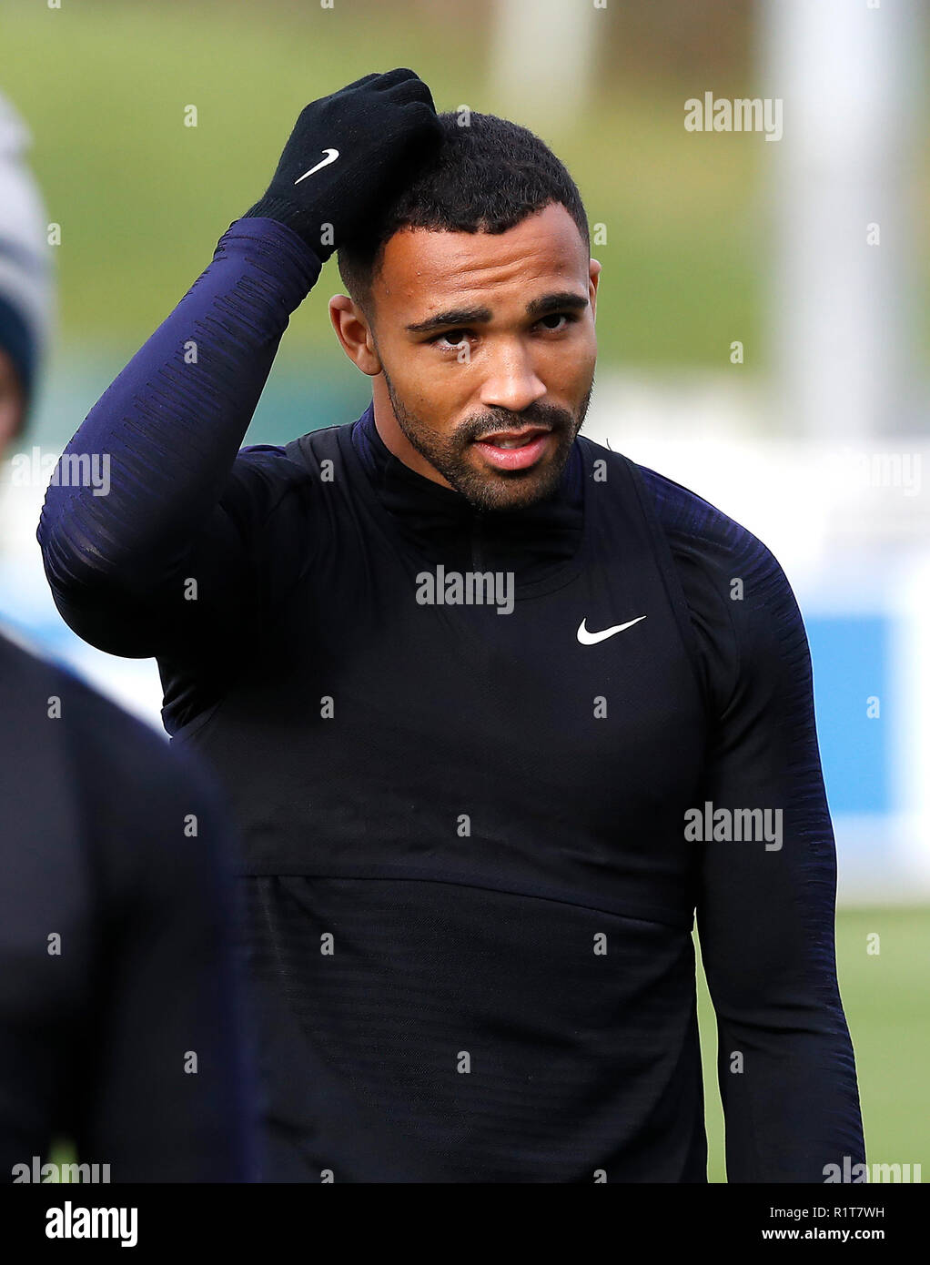 England's Callum Wilson during the training session at St George's Park ...