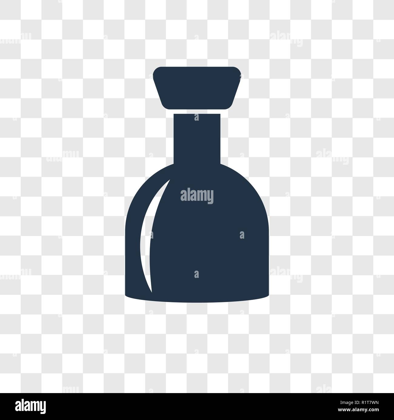 Brandy vector icon isolated on transparent background, Brandy ...