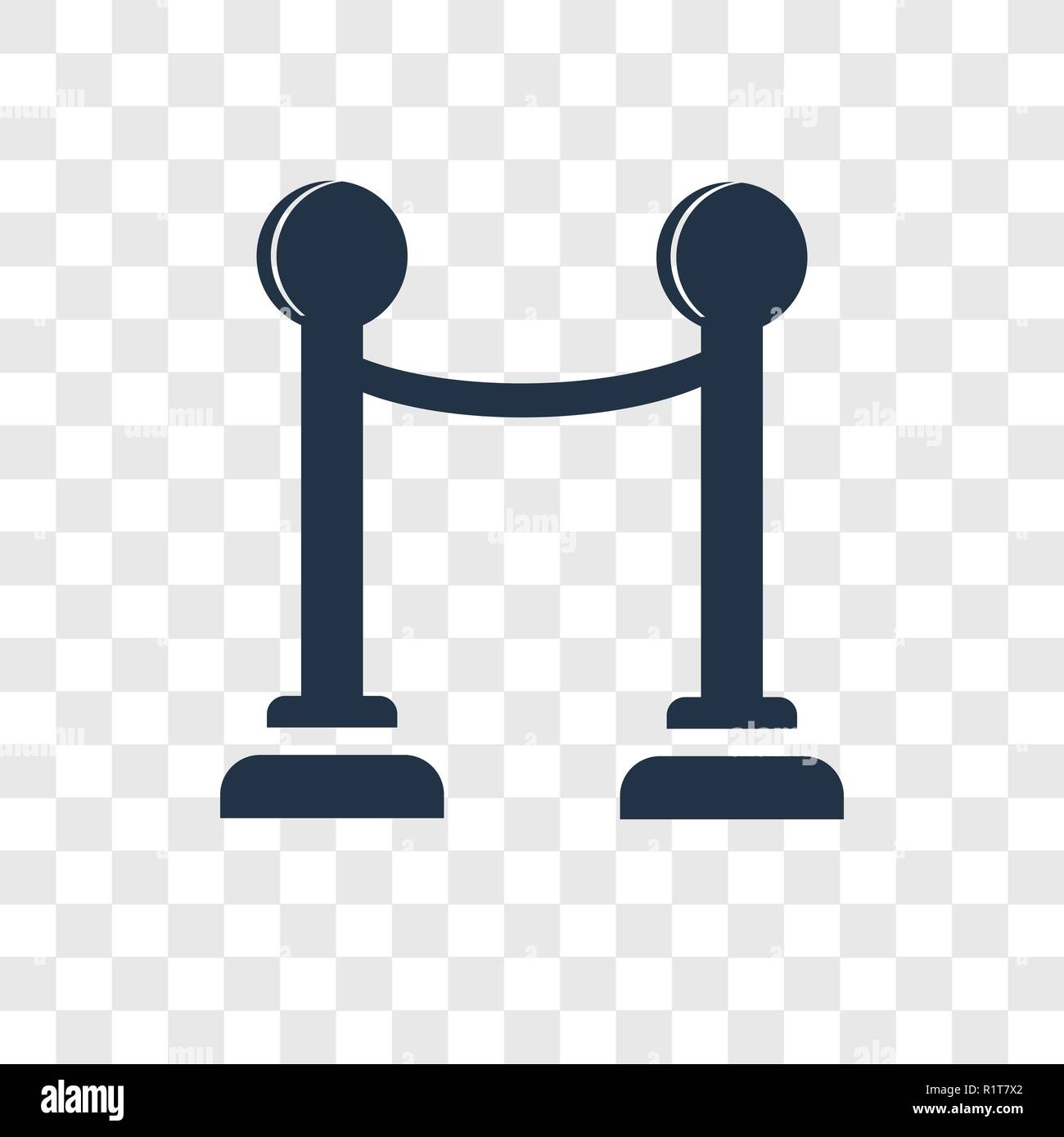 Fence vector icon isolated on transparent background, Fence ...