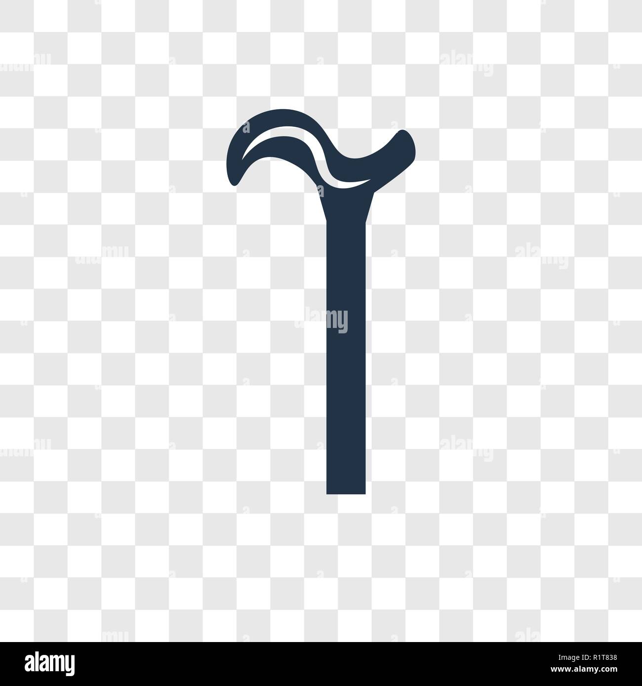 Stick vector icon isolated on transparent background, Stick ...