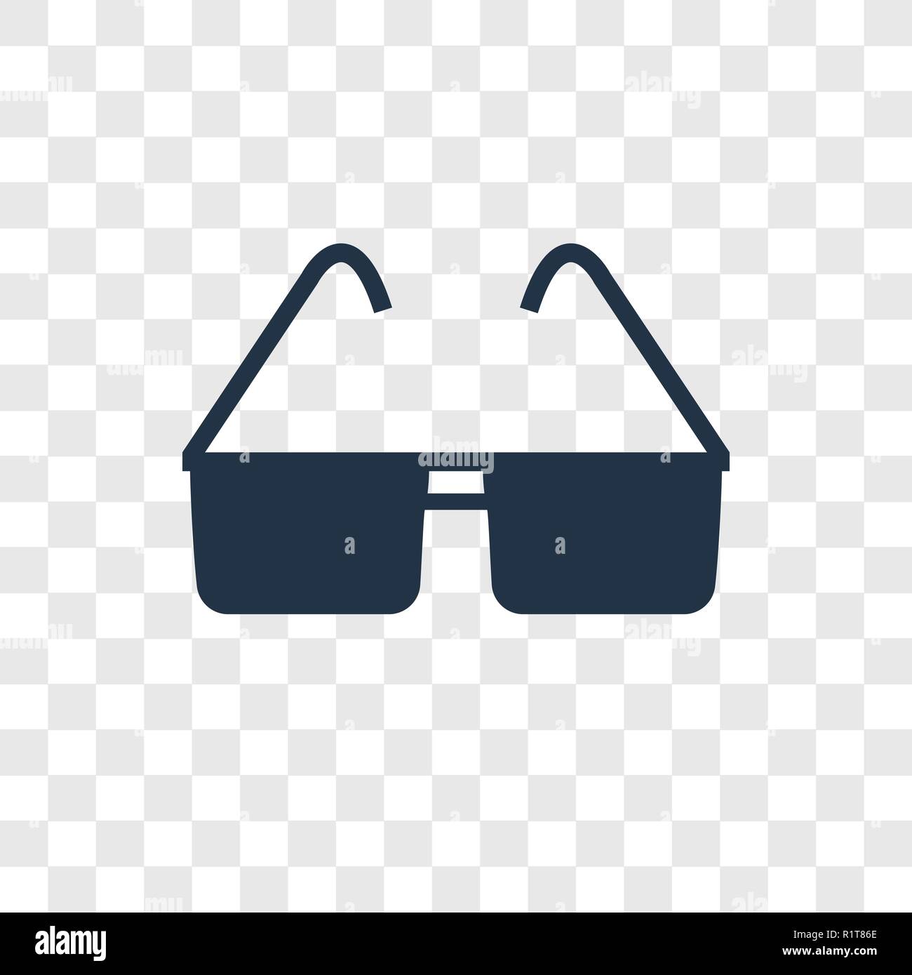 Sunglasses vector icon isolated on transparent background, Sunglasses ...
