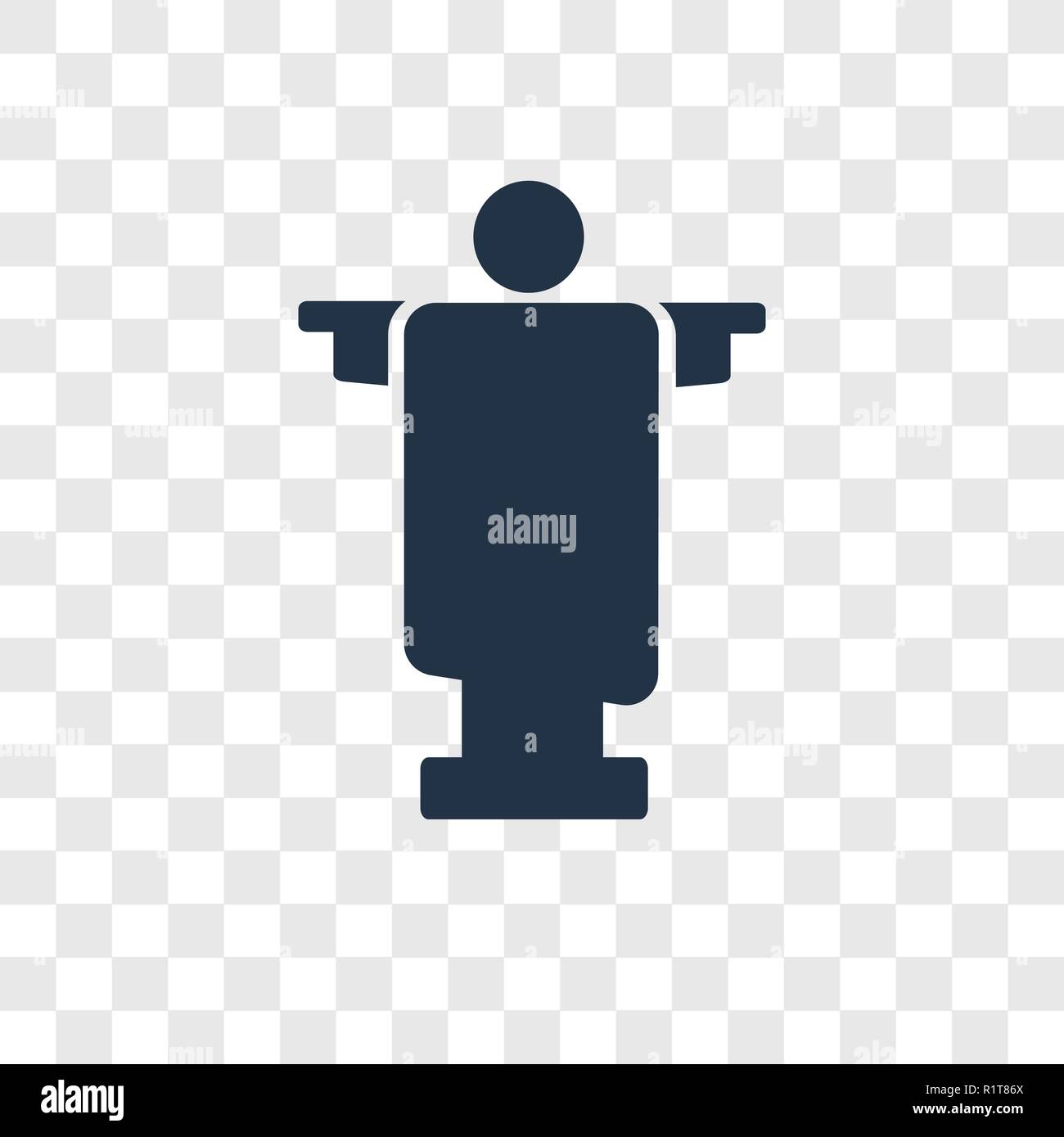 Christ vector icon isolated on transparent background, Christ ...