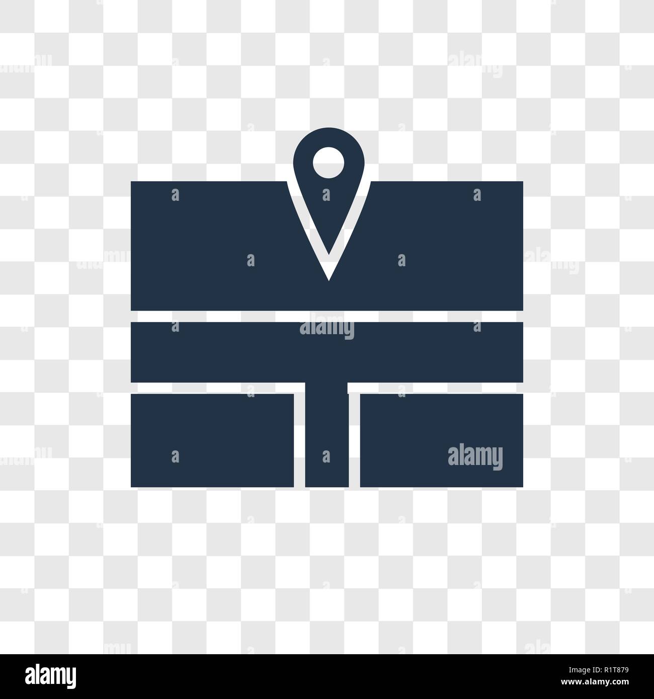 Location vector icon isolated on transparent background, Location ...