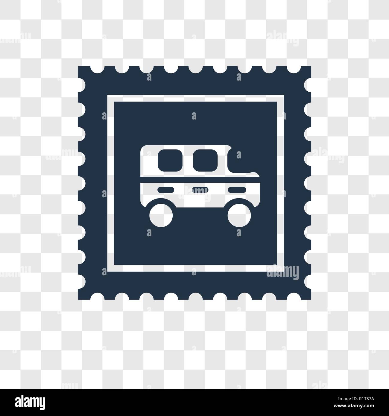 Stamp vector icon isolated on transparent background, Stamp ...