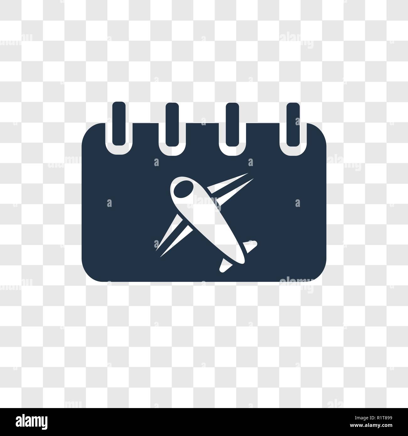 Date vector icon isolated on transparent background, Date transparency ...