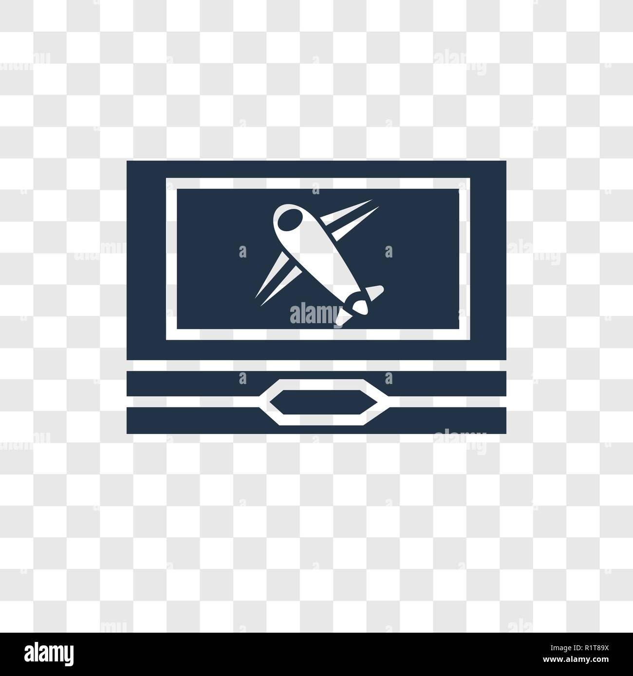 Online booking vector icon isolated on transparent background, Online ...