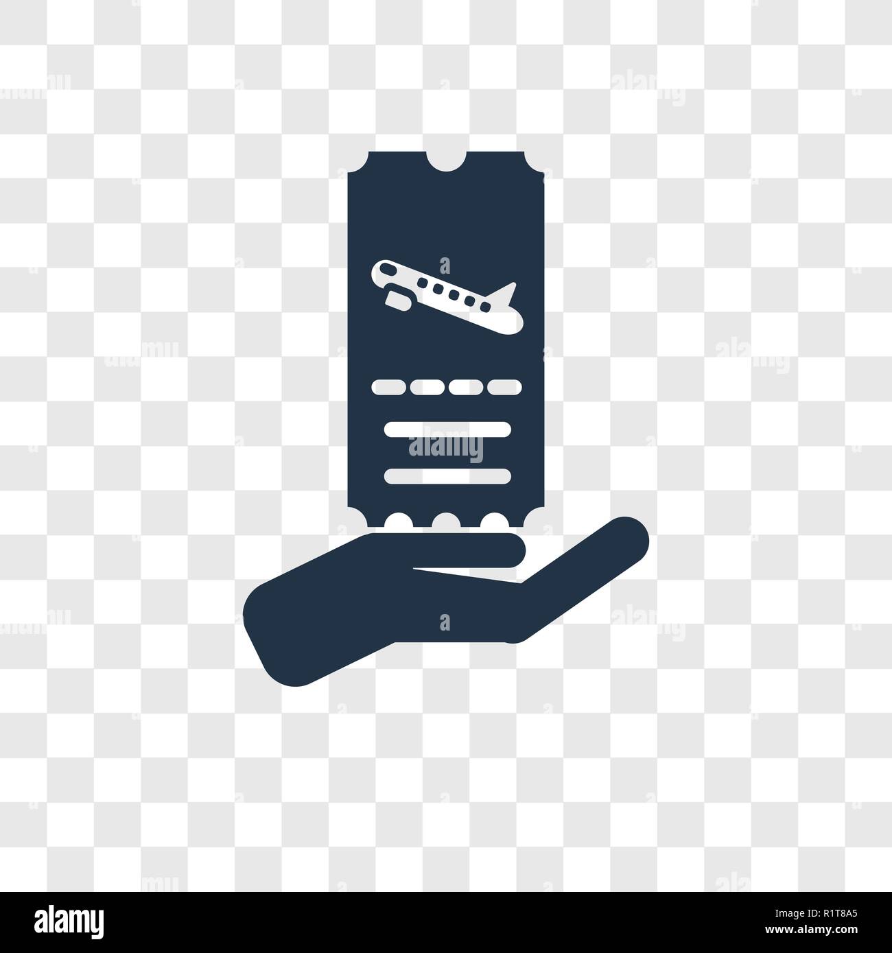 Ticket vector icon isolated on transparent background, Ticket ...