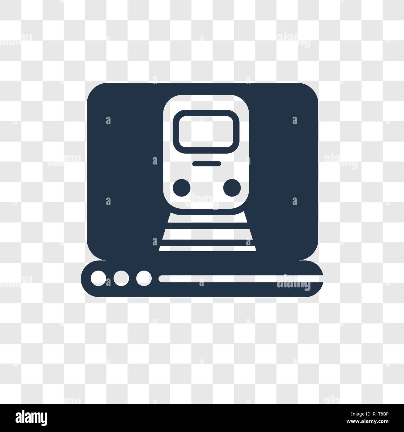 Online booking vector icon isolated on transparent background, Online ...