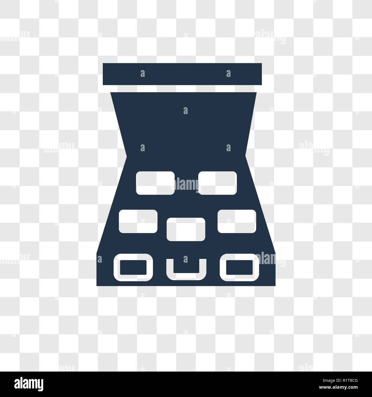 Packing vector icon isolated on transparent background, Packing ...