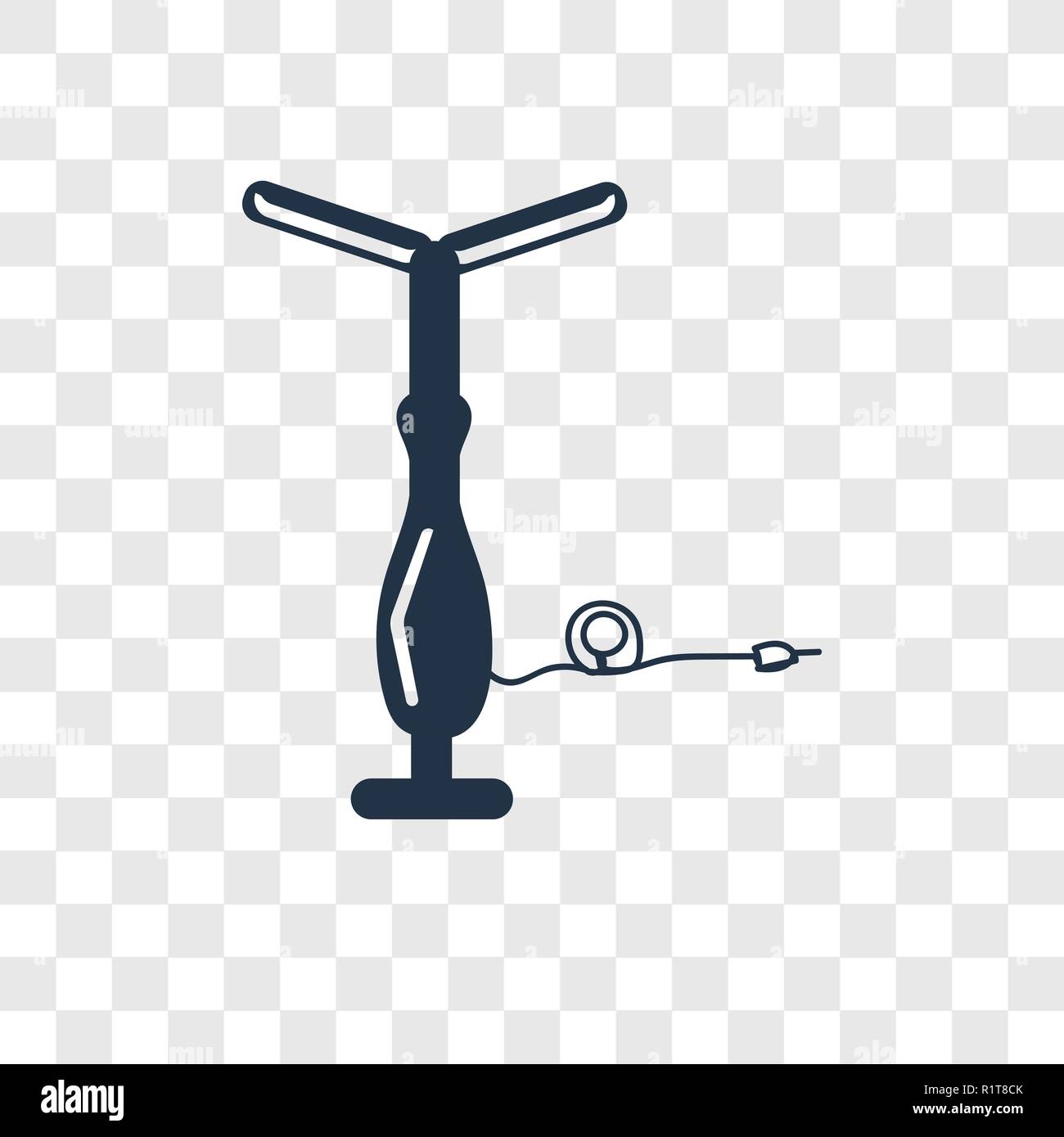 Air pump vector icon isolated on transparent background, Air pump ...