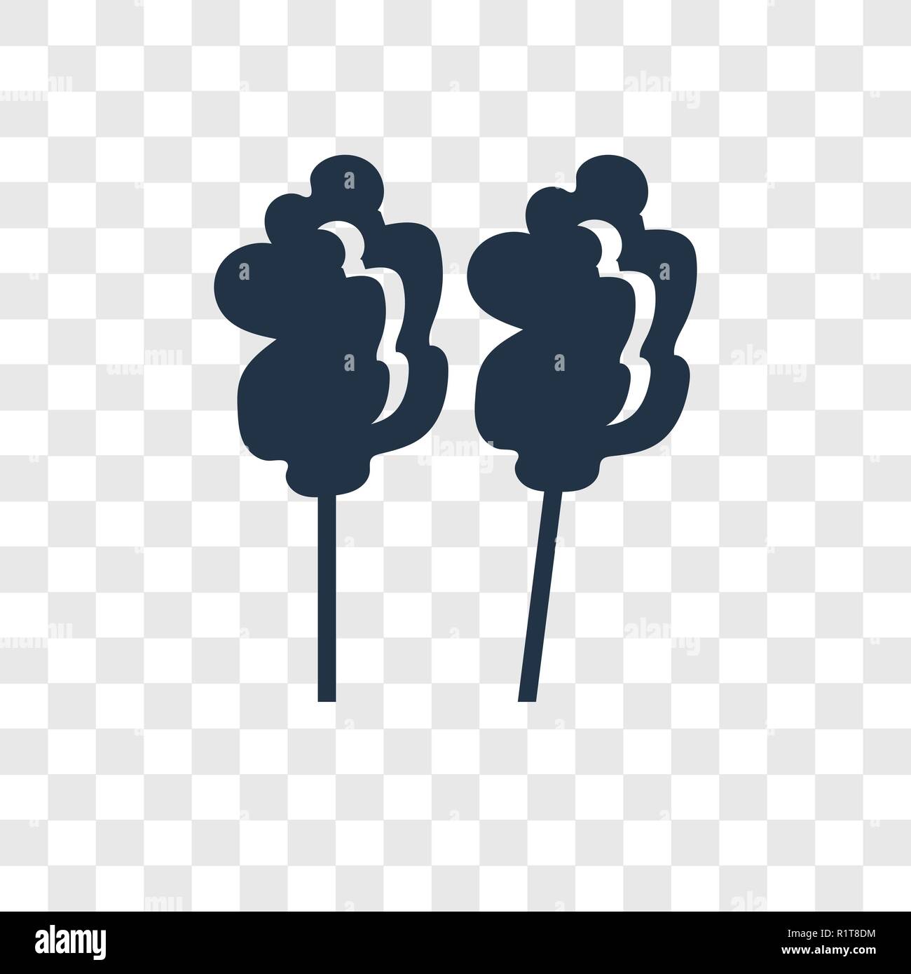 Cotton candy vector icon isolated on transparent background, Cotton ...