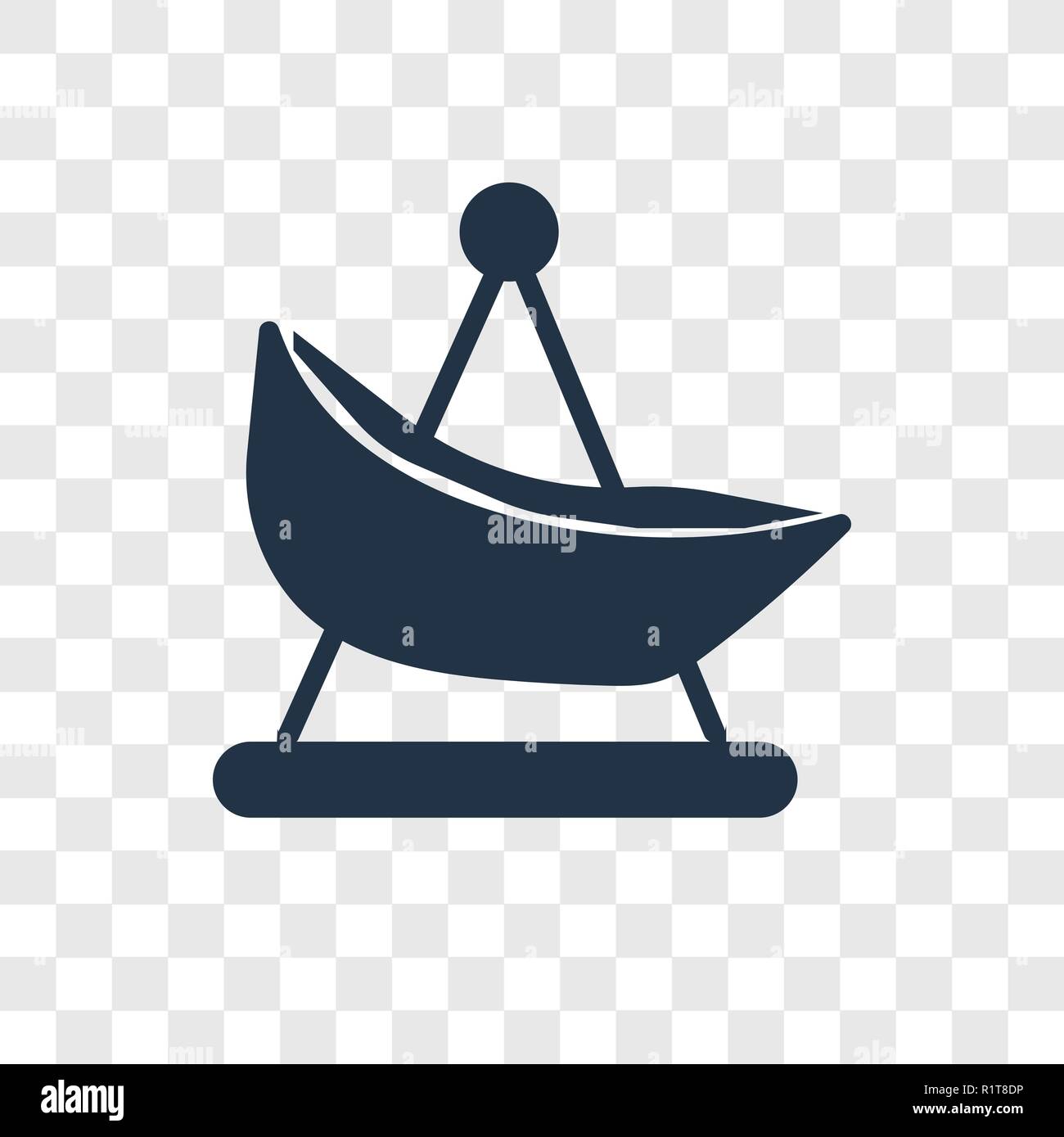 Boat vector icon isolated on transparent background, Boat transparency ...