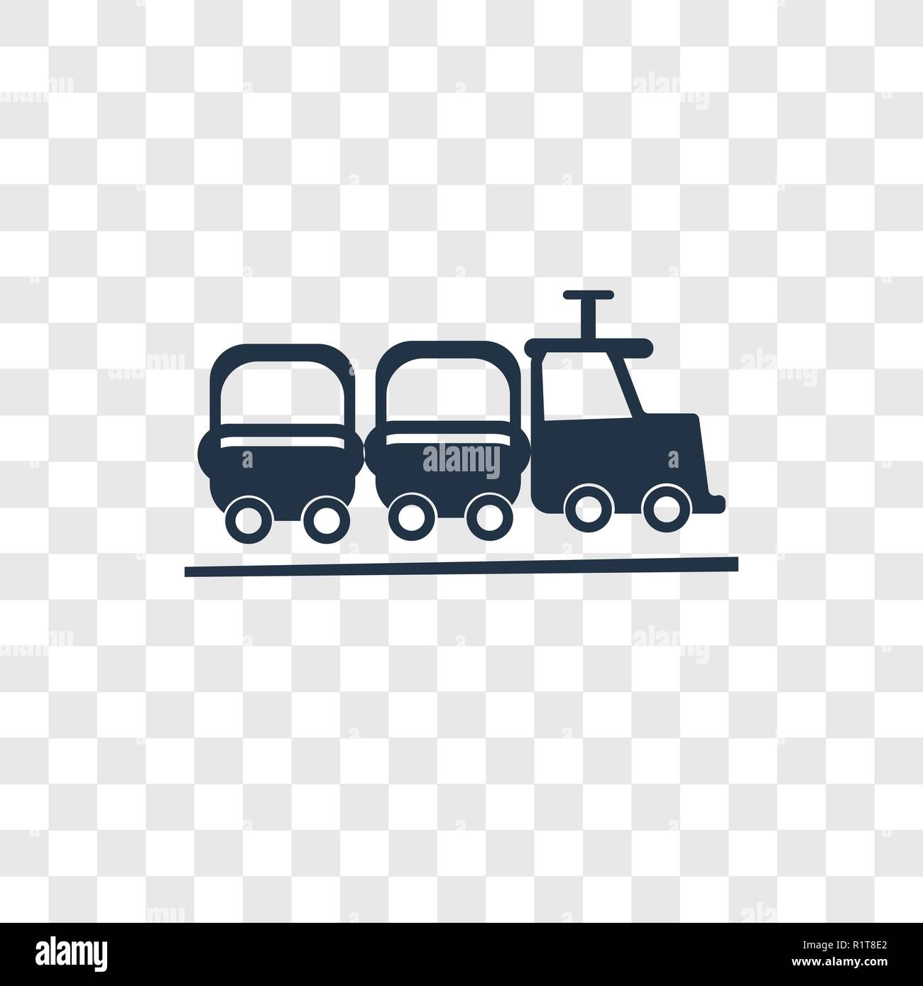 Locomotive vector icon isolated on transparent background, Locomotive ...