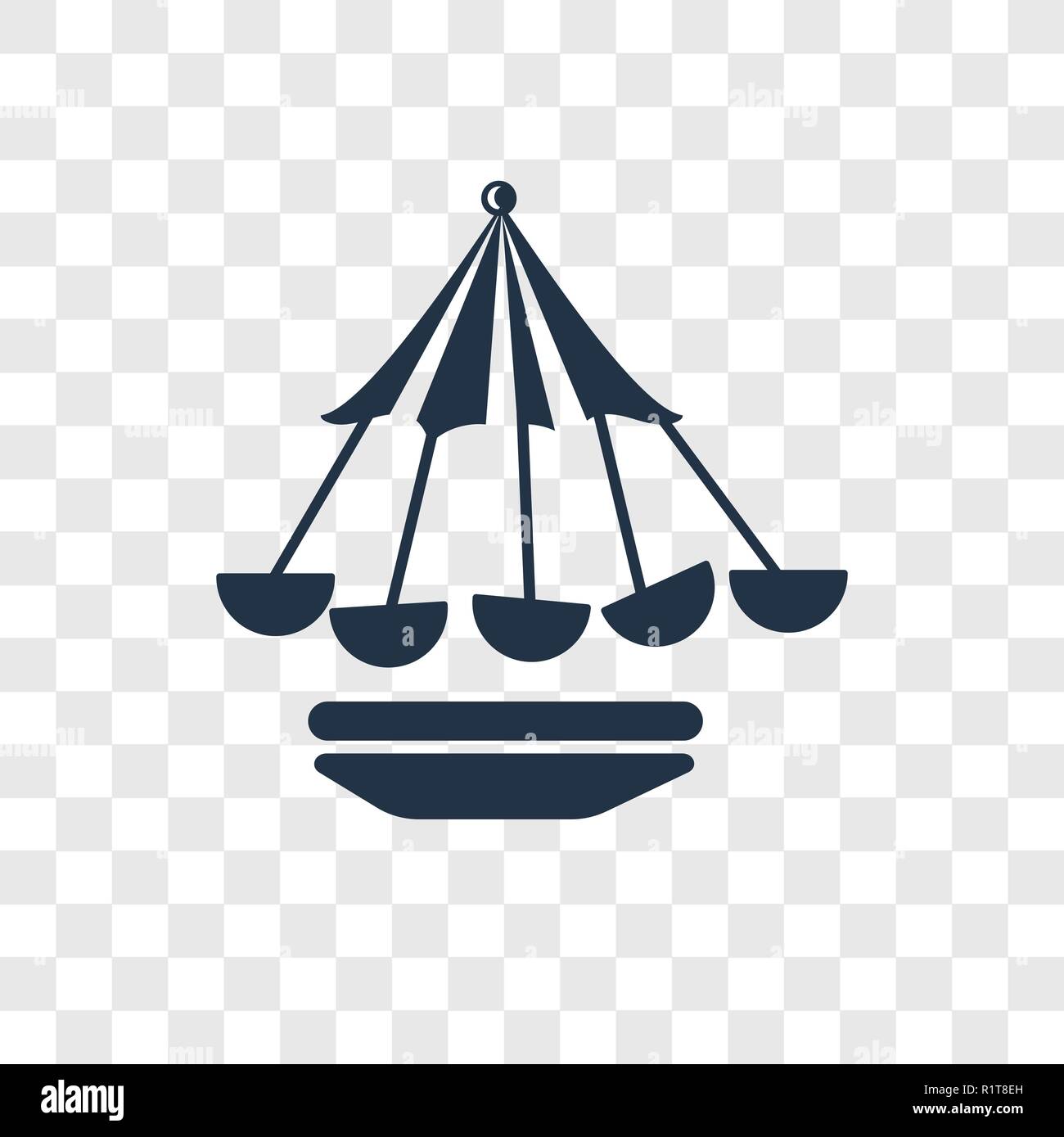 Swing vector icon isolated on transparent background, Swing ...