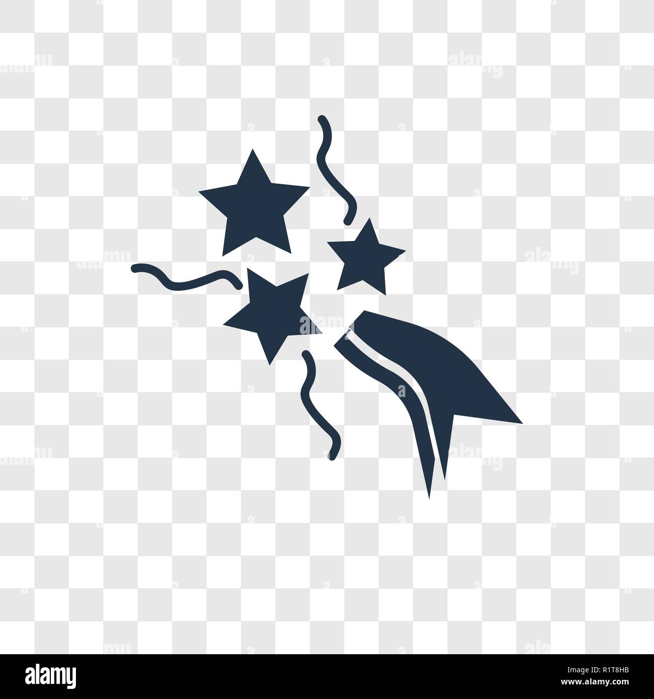 Fireworks vector icon isolated on transparent background, Fireworks ...