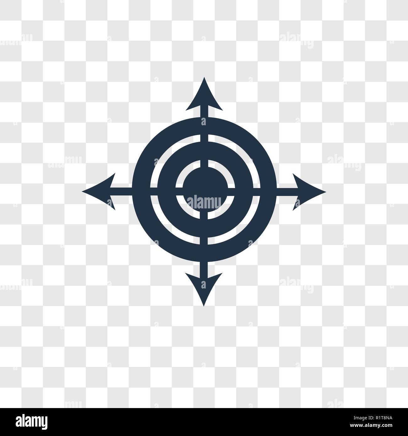 Directions vector icon isolated on transparent background, Directions ...