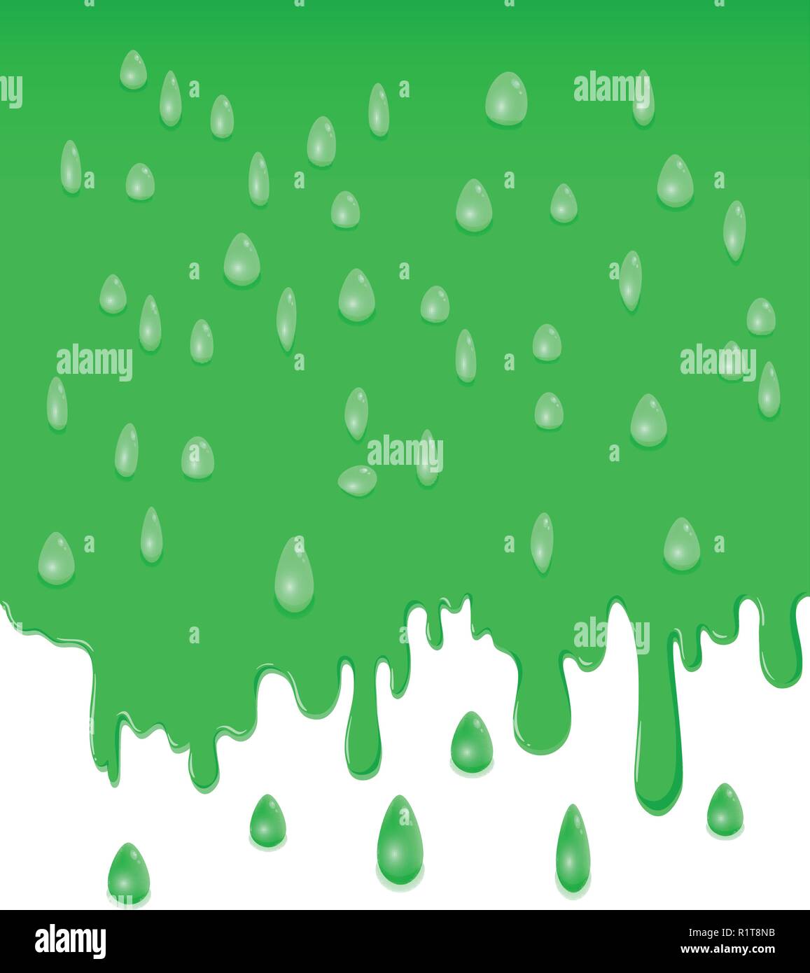 A green dripping background illustration Stock Vector Image & Art - Alamy