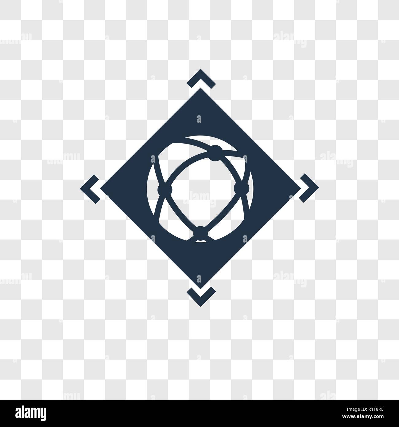 Worldwide vector icon isolated on transparent background, Worldwide ...