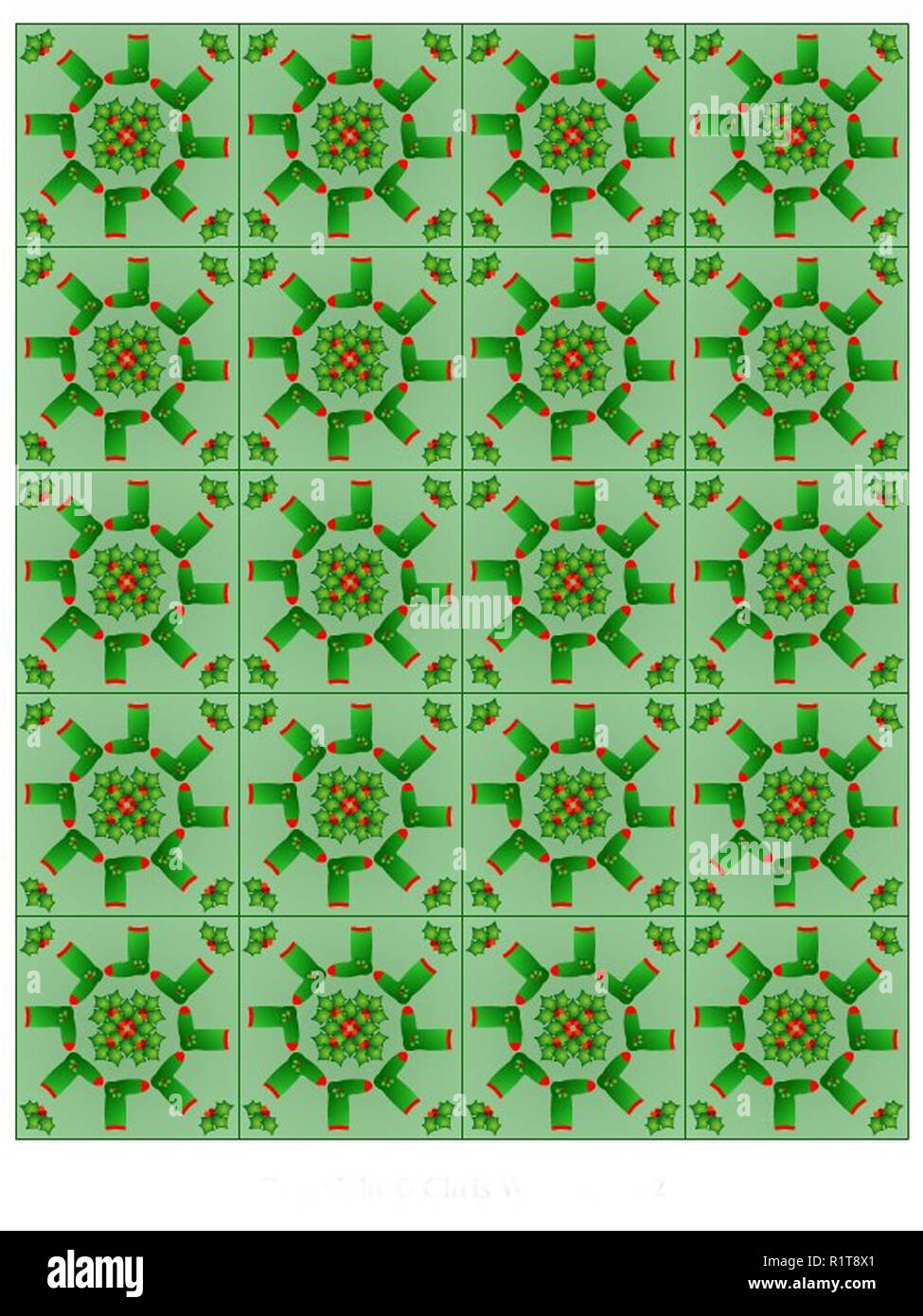 christmas pattern design Stock Photo - Alamy