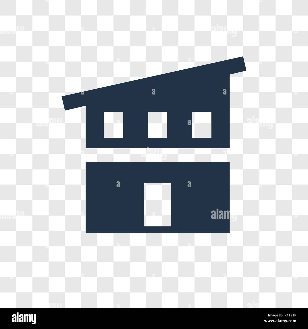 Chicken coop vector icon isolated on transparent background, Chicken ...